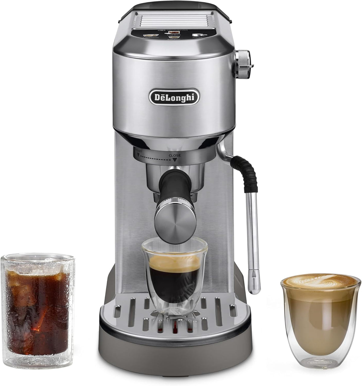 DeLonghi Dedica Duo Espresso Coffee Machine – Silver | EC890.M — IRWINS ...
