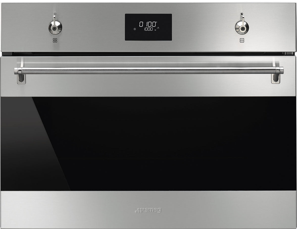 Smeg Classic 45cm Compact Built-In Oven & Micro combi Microwave - Stai ...