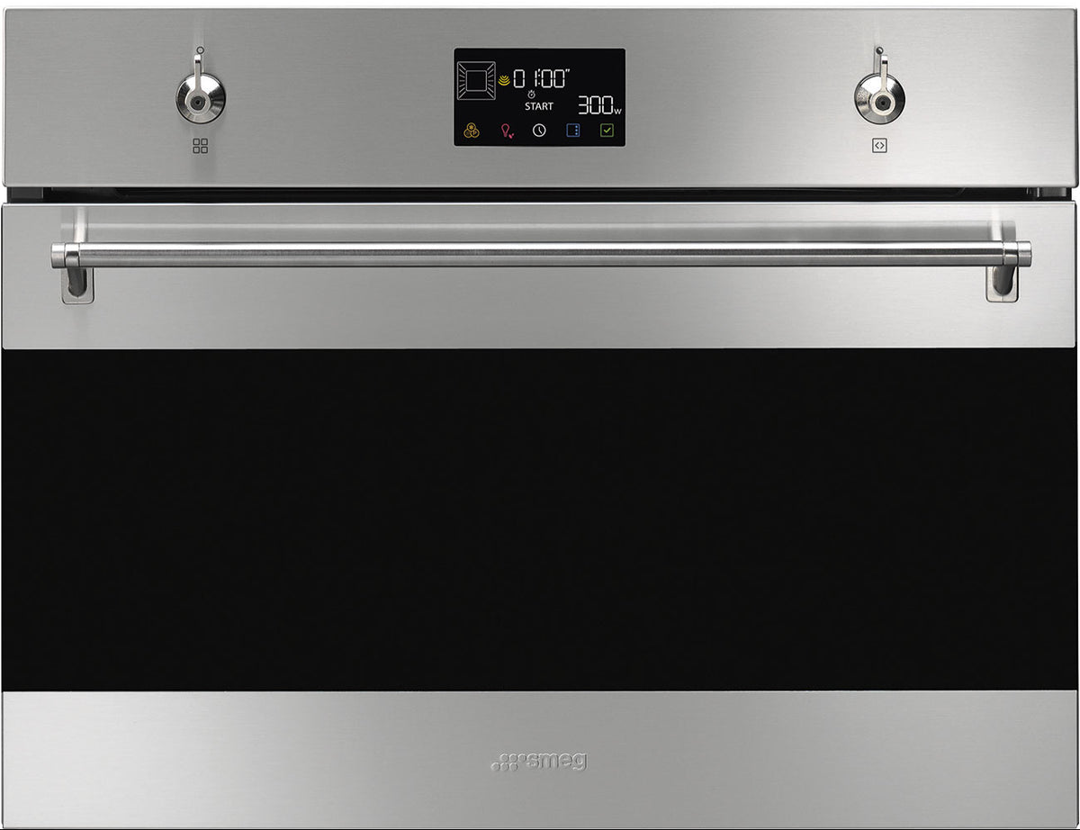 Smeg Galileo Classic 45cm Compact Built-In Oven & Micro combi Microwav ...