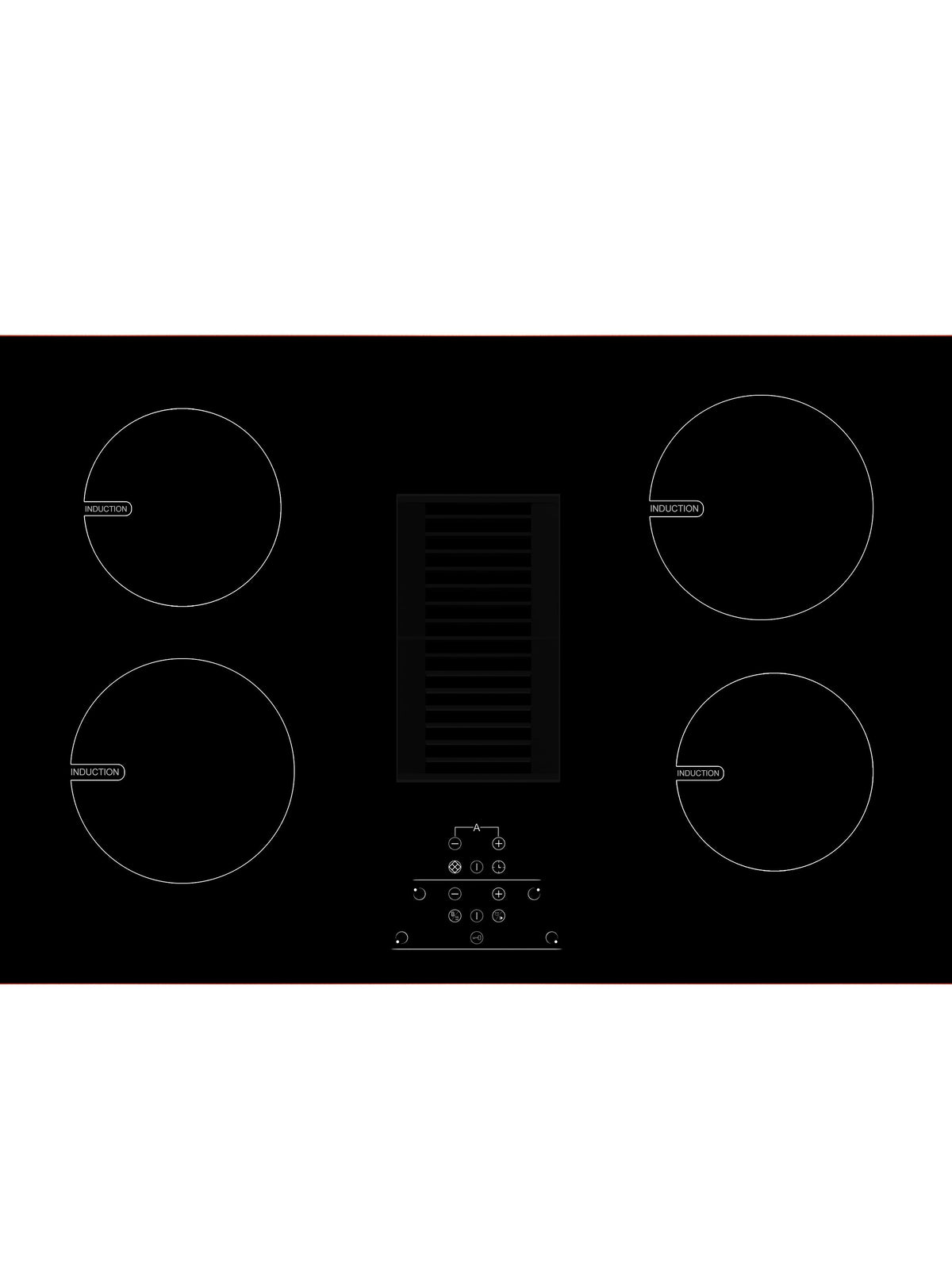 CATA 77cm Induction Hob With Downdraft || UBDD75LC — IRWINS MEGASTORE