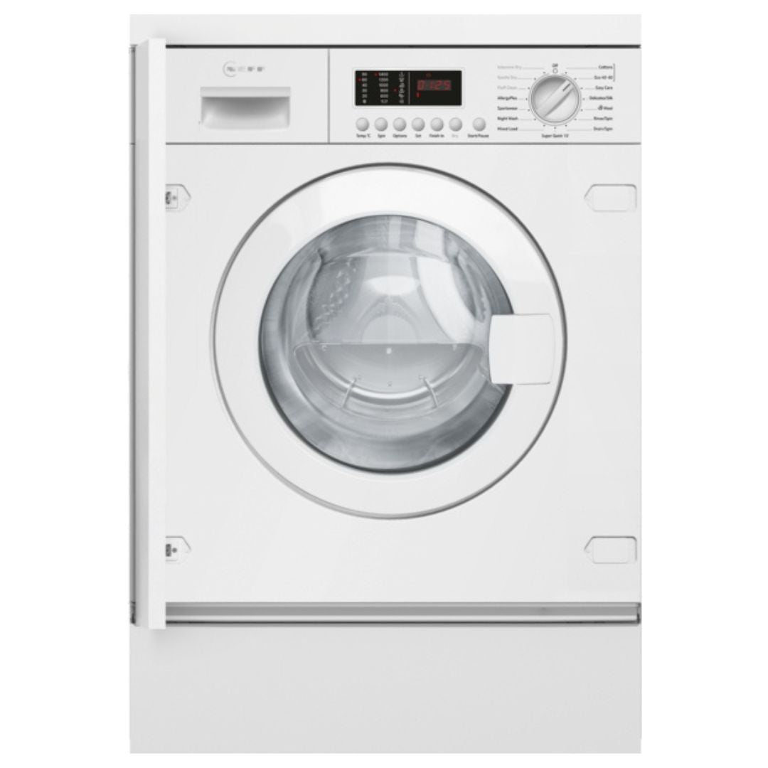 Neff Integrated Washer Dryer, 7/4 KG - White | BSH V6540X3GB — IRWINS ...