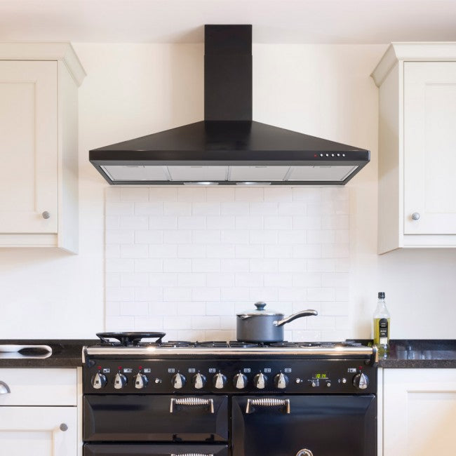Luxair 110cm Premium Range Cooker Hood Black || LA-110-STD-BLK — IRWINS ...